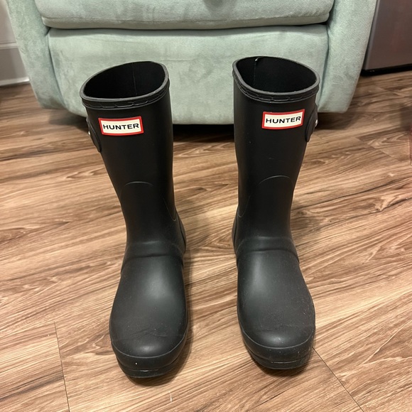 Hunter | Shoes | Hunter Boot Original Tall Rain Boot Size 8 Women Black ...